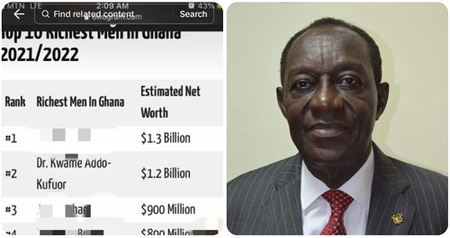 Dr. Kwame Addo-Kufuor addresses claims of his wealth circulating in ...